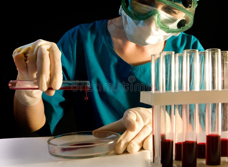 Analyse sanguine image stock. Image of sang, médical - 10775637