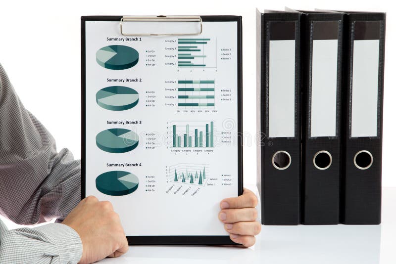 Analyserade Grafer Och Diagram Fotografering för Bildbyråer - Bild av ...