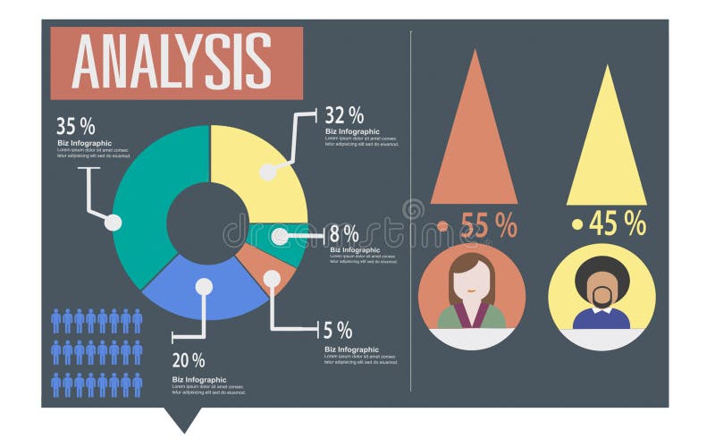 Analysis Analytic Marketing Sharing Graph Diagram Concept Stock ...
