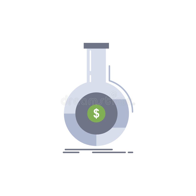 Analysis, Analytics, Banking, Business, Financial Flat Color Icon ...