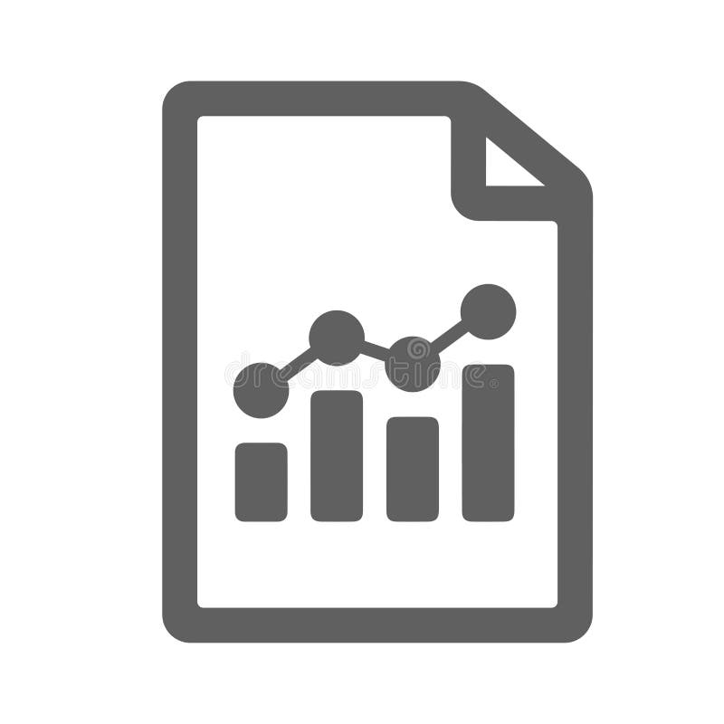 Chart, Statistical, Graph Icon. Glyph Style Vector EPS Stock Vector ...