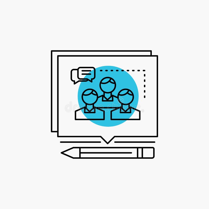 Analysis, Argument, Business, Convince, Debate Icon. Line Vector Gray ...