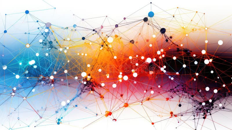 Analysis Big Data Graph Stock Illustration Illustration Of Relationships 362216863