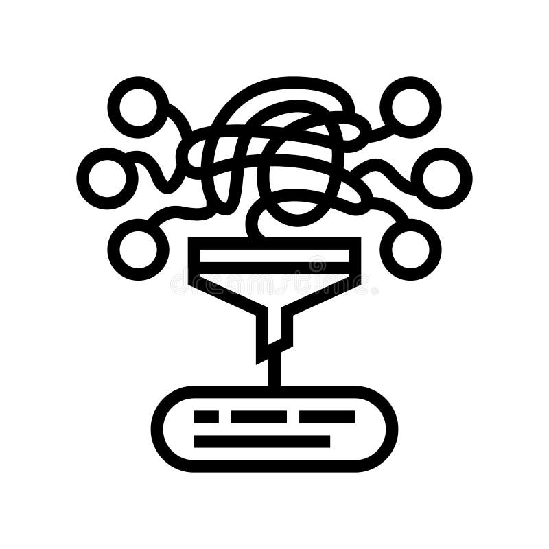 Analysis Business Tasks Line Icon Vector Illustration Stock Vector ... Analysis Business Tasks Line Icon Vector Illustration Stock Vector ...