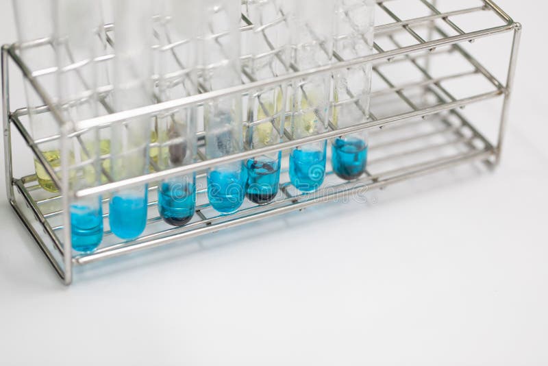 Analysis Chemical Composition in Laboratory. Stock Photo - Image of ...