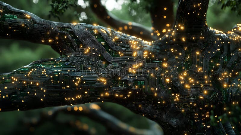 Analysis circuit tree stock illustration. Illustration of diagram ...