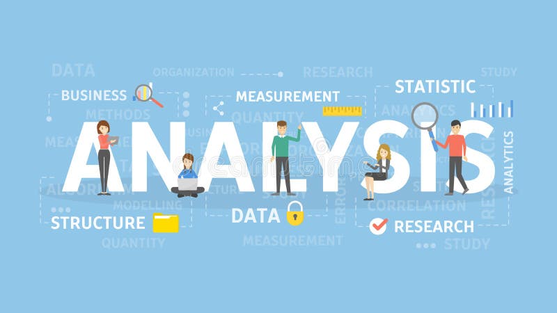 Analysis Concept Illustration. Stock Vector - Illustration of analysis ...