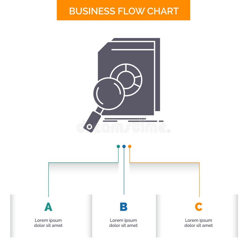Analysis, Data, Financial, Market, Research Business Flow Chart Design ...