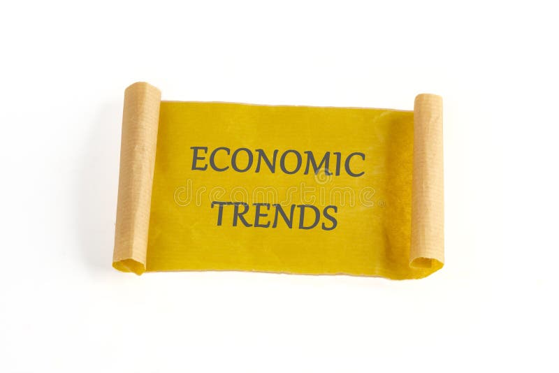 Analysis of Economic Trends Depicted on a Rolled Yellow Parchment with ...