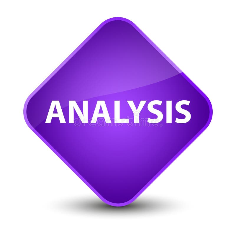 Analysis Elegant Purple Diamond Button Stock Illustration ...