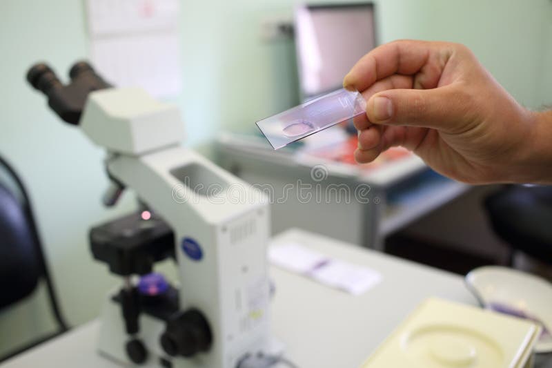 Analysis on Glass in Laboratory, Stock Photo - Image of device, medical ...