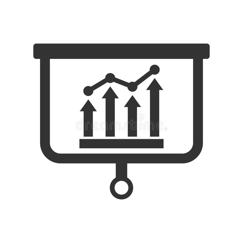 Analysis, graph icon stock vector. Illustration of sign - 175011906