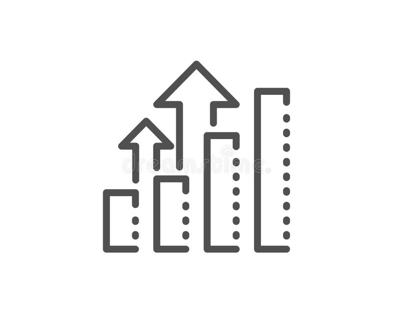 Analysis Graph Line Icon. Results Chart Sign. Traffic Management ...