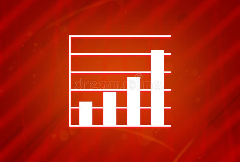 Analysis Icon Isolated on Abstract Red Gradient Magnificence Background ...