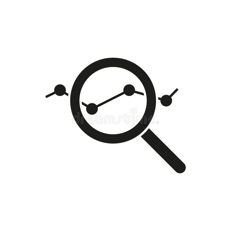The Analysis Icon. Simple Vector Illustration on a White Background ...