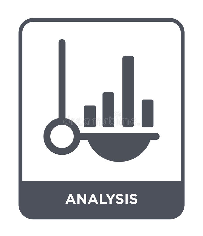 Analysis Process Icon in Trendy Design Style. Analysis Process Icon ...