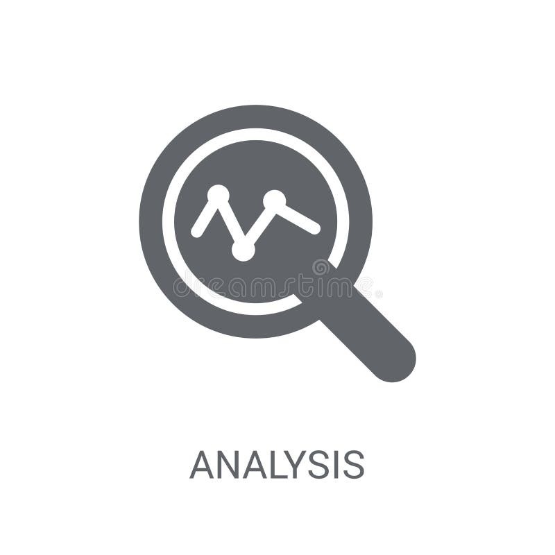 Analysis Icon. Trendy Analysis Logo Concept on White Background Stock ...