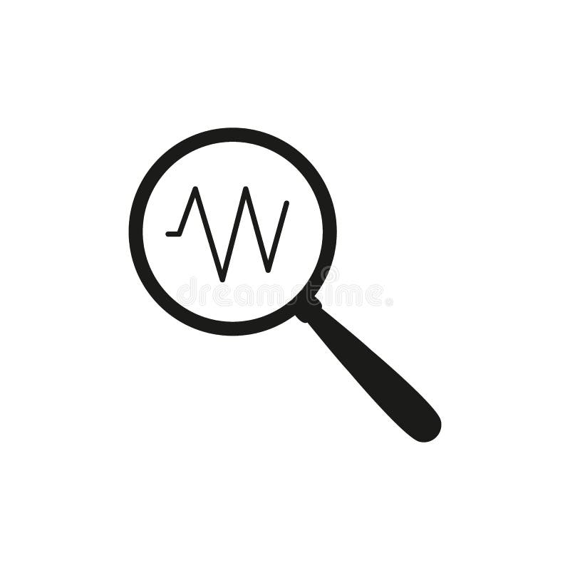 Analysis Icon Vector Data Sign Stock Vector - Illustration of forecast ...