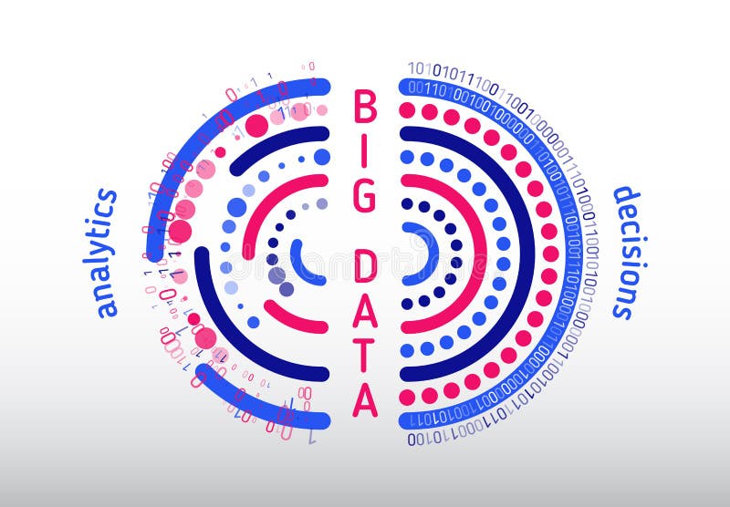 Analysis Of Information Data Mining Visualization Abstract Digital Sorting Information Stock