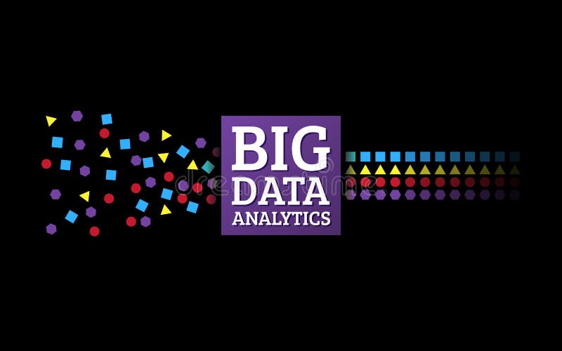Analysis Of Information Data Mining Visualization Stock Vector