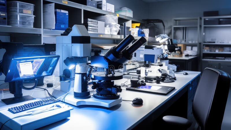 Analysis Inspection Equipment Stock Illustration - Illustration of ...