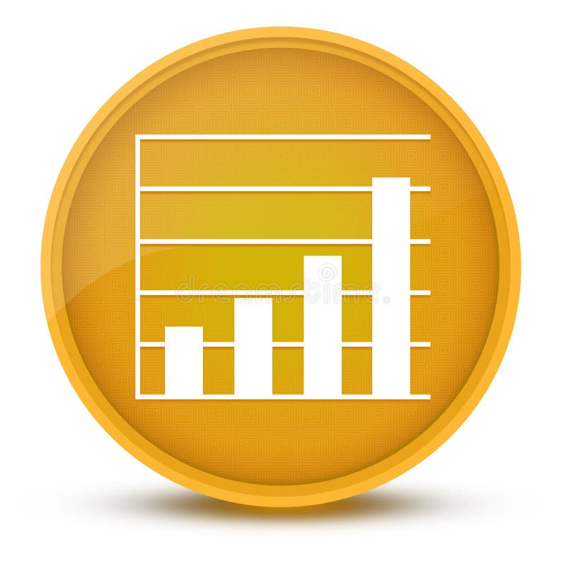 Analysis Luxurious Glossy Yellow Round Button Abstract Stock ...