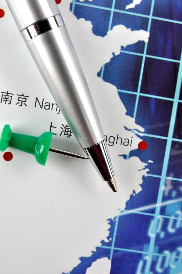 Analysis and Mark of Business in Eastern China Stock Image - Image of ...