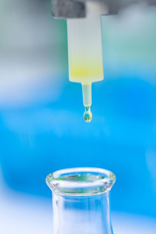 Analysis Protein for Study in Laboratory. Stock Photo - Image of ...