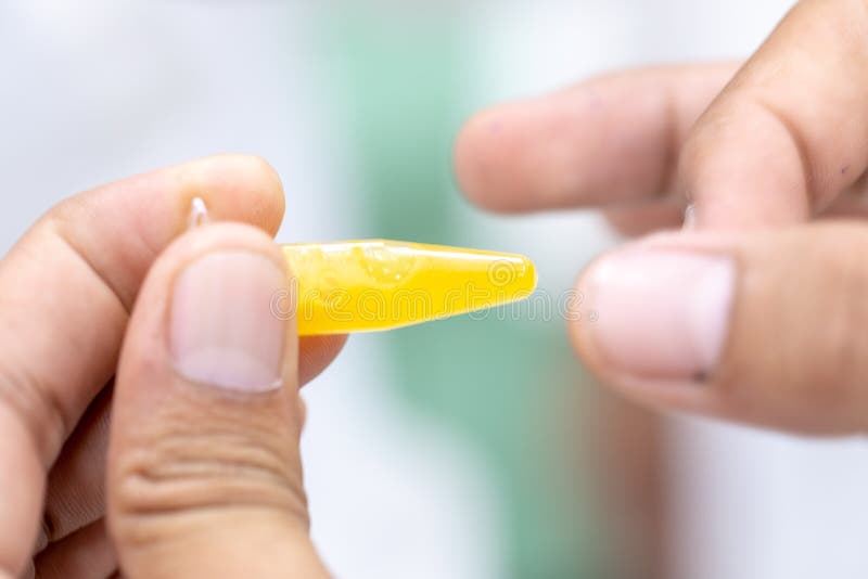 Analysis Protein for Study in Laboratory. Stock Photo - Image of ...