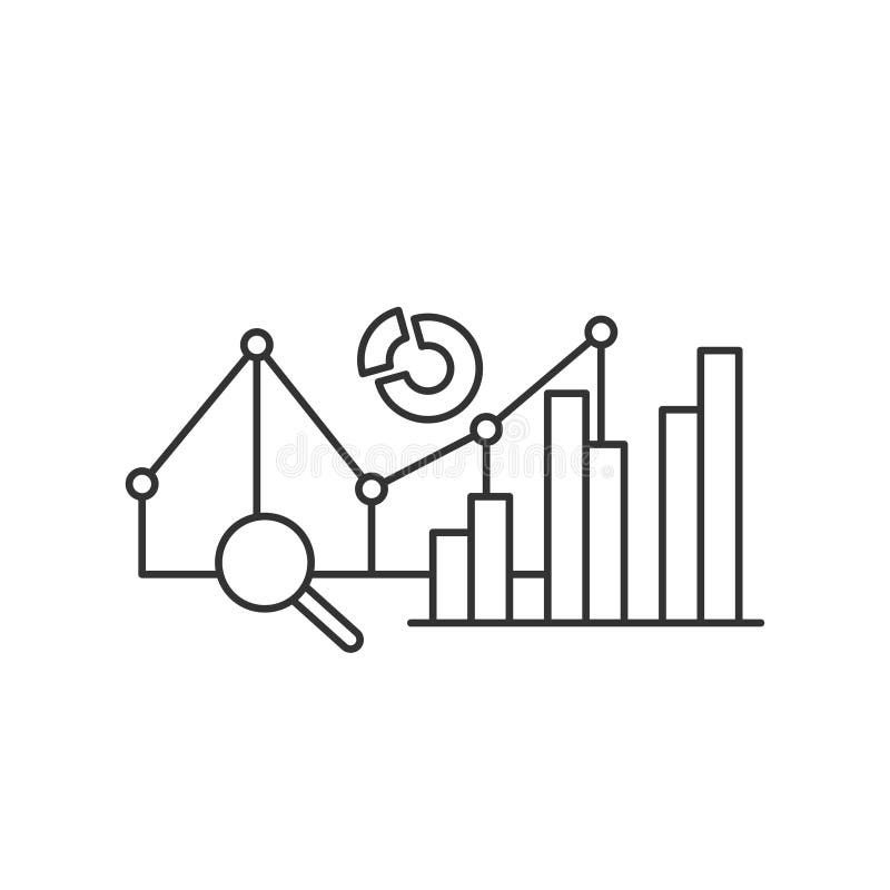 Analysis Result Performance Icon Stock Vector - Illustration of chart ...