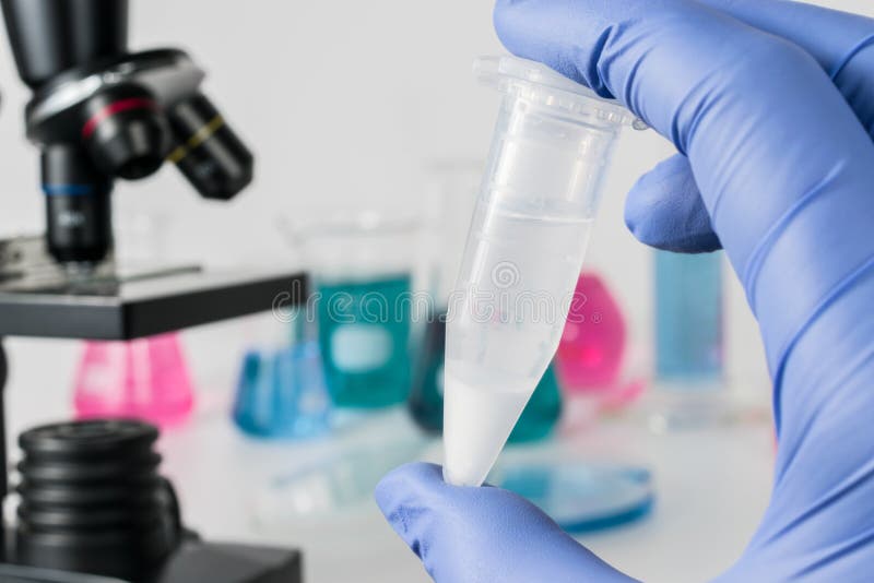 Analysis of Samples Laboratory. Medical Research Stock Photo - Image of ...