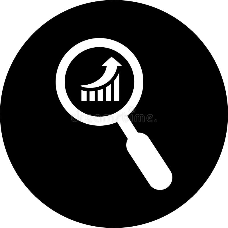 Analysis, Search Engine, Optimization, Seo Monitoring Icon. Rounded ...