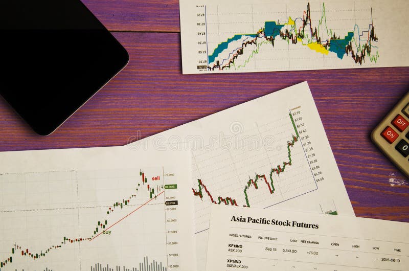Analysis of Stock Exchange Trading Schedules Stock Photo - Image of ...