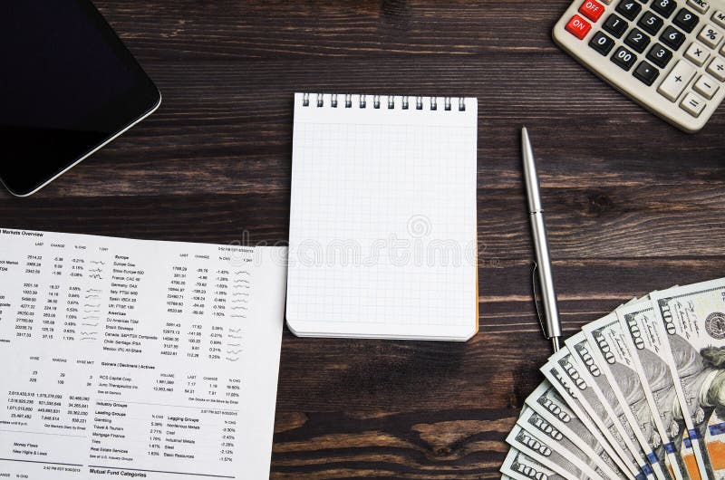 Analysis of Stock Exchange Trading Schedules Stock Photo - Image of ...