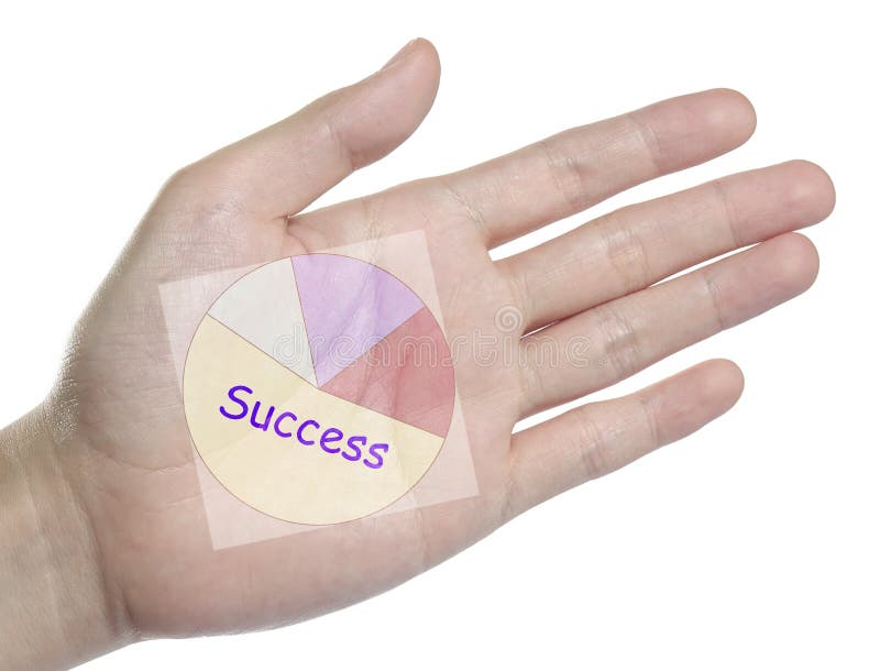 Analysis Target Chart on Your Hand Stock Photo - Image of graph ...
