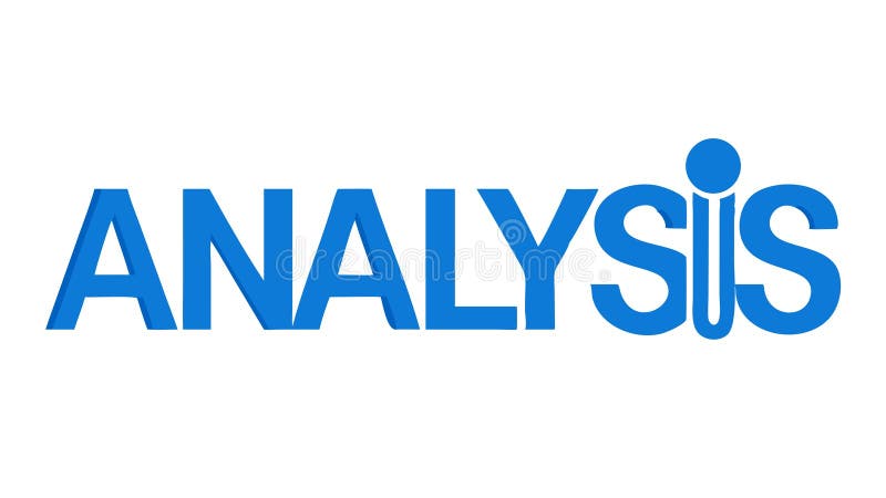 Analysis Text Wordmark Icon, Data, Research, Vector Design Generative ...