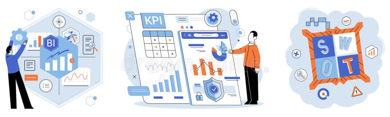 Analysis Tool. Illustrations Convey Ideas Visually and Attractively ...