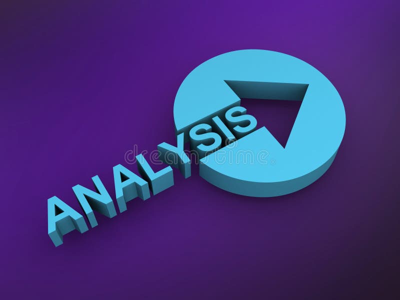 Analysis Word Cloud Collage Stock Illustration - Illustration of ...