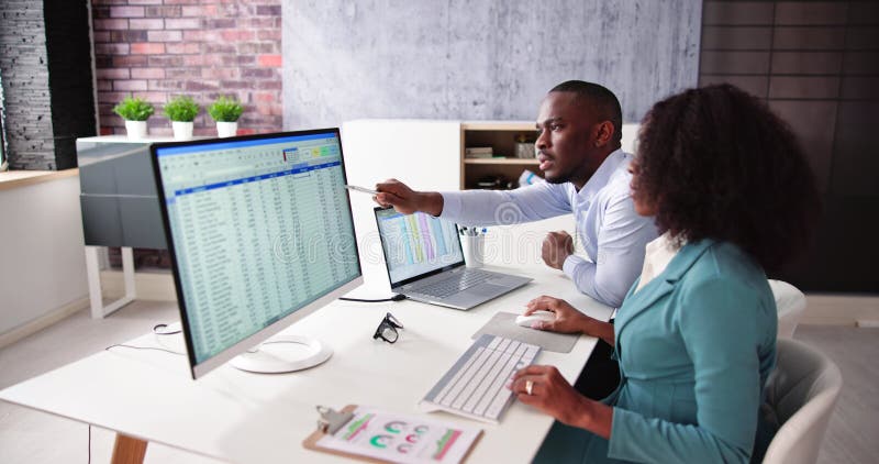 428 Employee Working Computer Spreadsheet Stock Photos - Free & Royalty ...