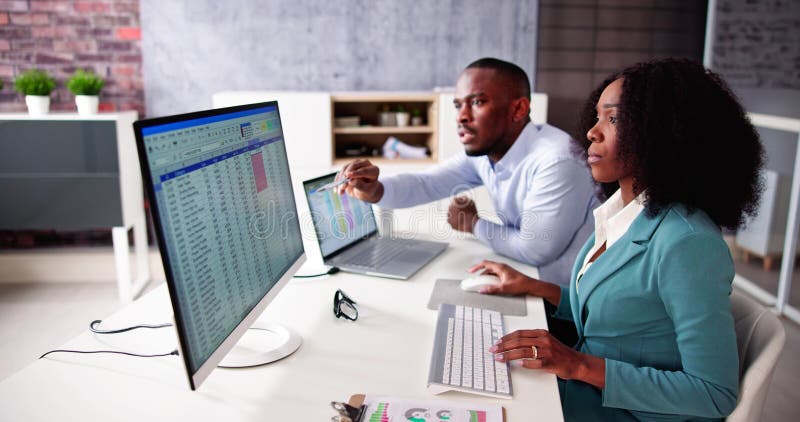 428 Employee Working Computer Spreadsheet Stock Photos - Free & Royalty ...