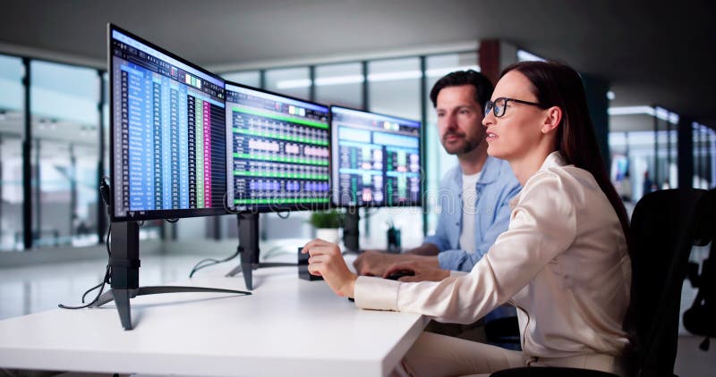 Analyst Employee Working on Spreadsheet Stock Photo - Image of employee ... Analyst Employee Working on Spreadsheet Stock Photo - Image of employee ...