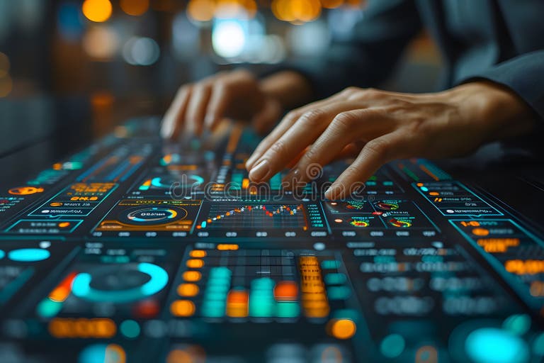 Analyst Financial, Business Technology Concept, Professionals Analyzing ...