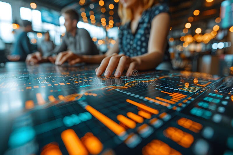 Analyst Financial, Business Technology Concept, Professionals Analyzing ...