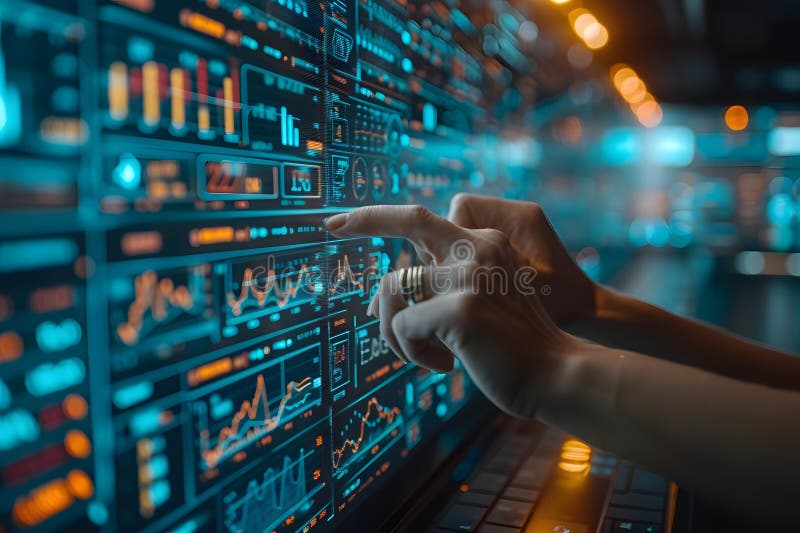 Analyst Financial, Business Technology Concept, Professionals Analyzing ...