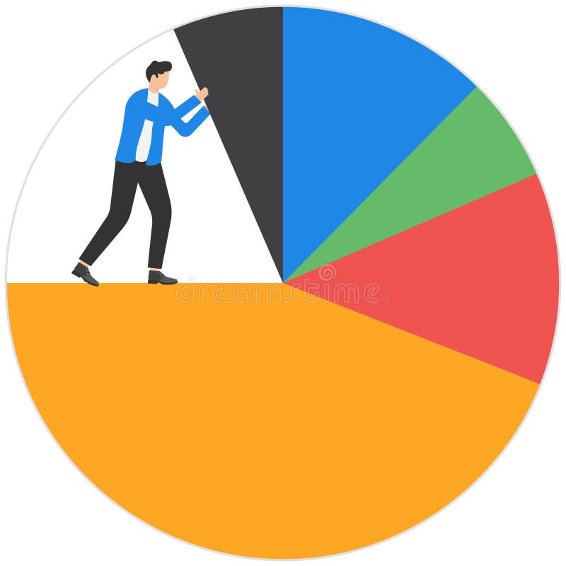 Analyst Standing on Pie Chart Pushing Allocation To the Best ...