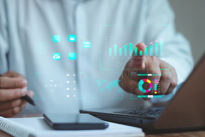 Analyst Working with Business Analytics and Data Analyst Working with ...