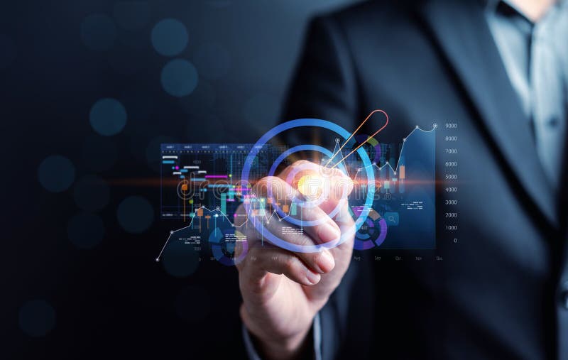 Analyst Working in Business Analytics and Data Management System To ...