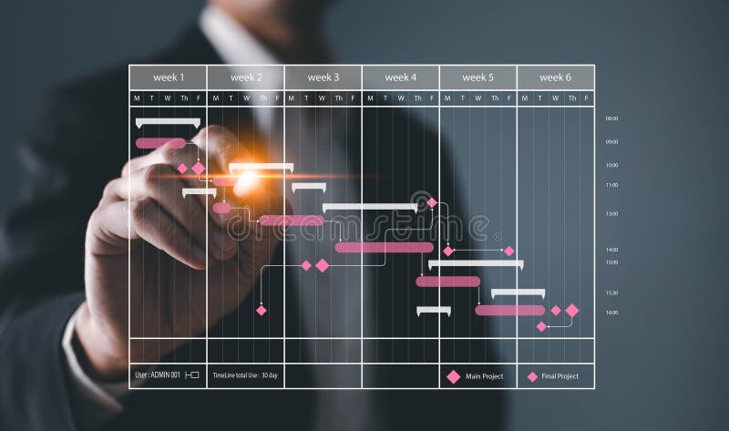Analyst Working with Computer in Business Analytics and Data Management ...