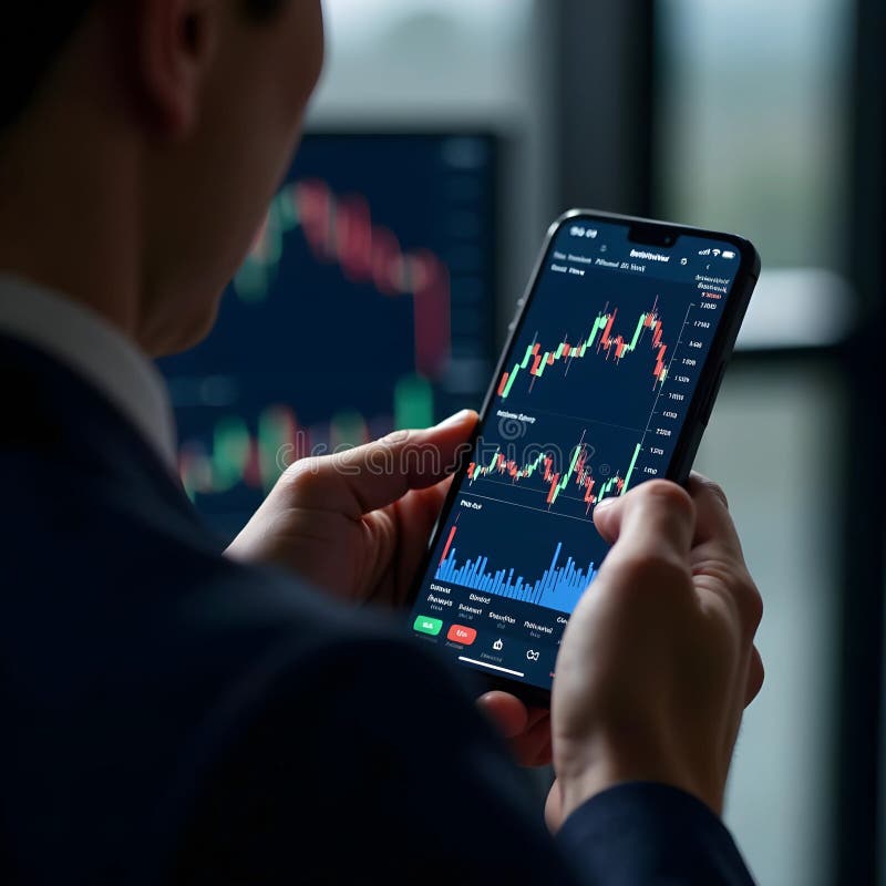 Analyst Works on Personal Computer Showing Business Analytics Dashboard ...