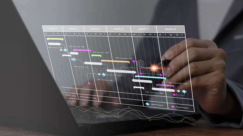 Analysts Work with Computers in Management Systems To Create Reports ...